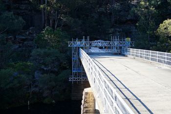 Mobile Scaffolding Above Water | Scaffolding For Under Bridge Maintenance