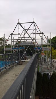 Mobile Scaffold On Bridge | Scaffold to Access Outside of Bridge