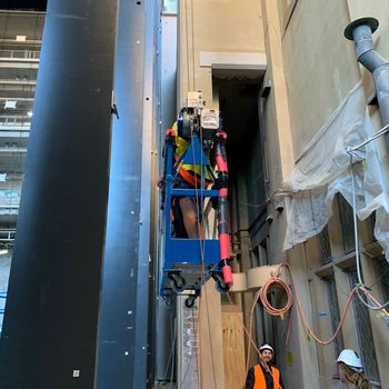 Narrow Swing Stages - Swing Stages For a Tight Space - Swing Stages Sydney